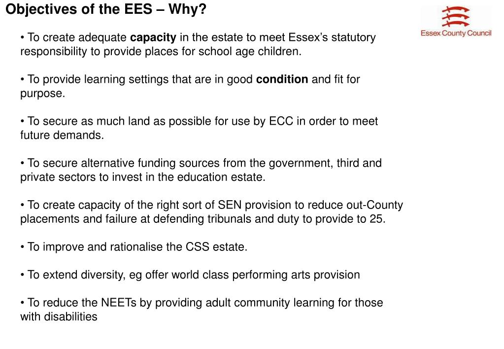 PPT - Education Estates Strategy Executive Summary PowerPoint ...