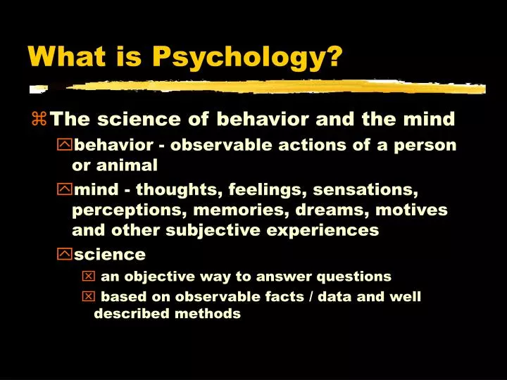 PPT - What is Psychology? PowerPoint Presentation, free download - ID ...