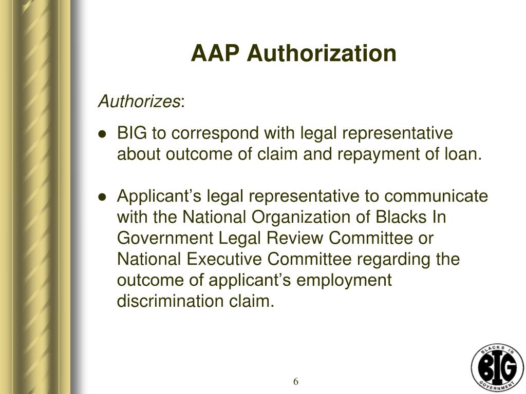 PPT - Attorney Assistance Program (AAP) Grant Application Process ...