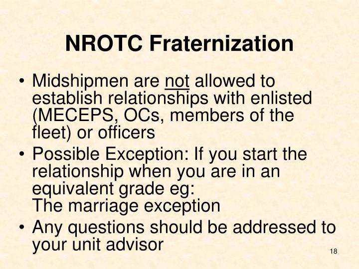 PPT - Navy and Marine Corps Fraternization Policy PowerPoint ...