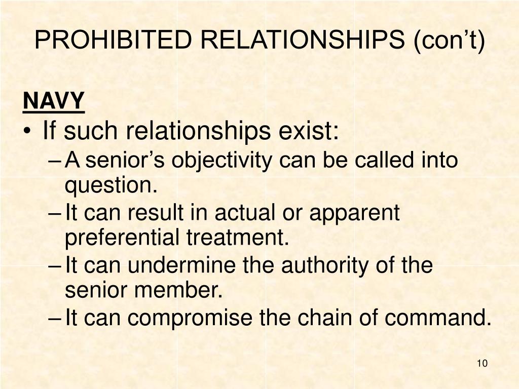 PPT - Navy and Marine Corps Fraternization Policy PowerPoint ...