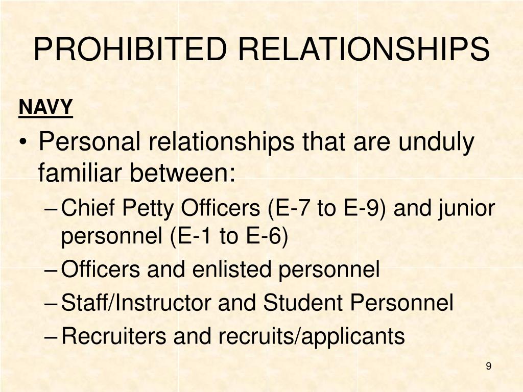 PPT - Navy and Marine Corps Fraternization Policy PowerPoint ...