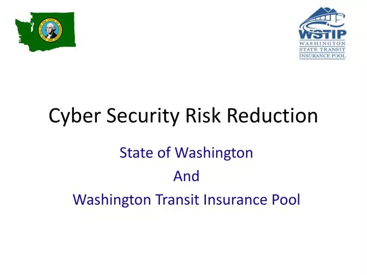 PPT - Cyber Security Risk Reduction PowerPoint Presentation, free ...