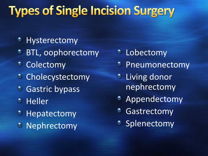 PPT - Future Frontiers in Colon and Rectal Surgery Single Incision ...