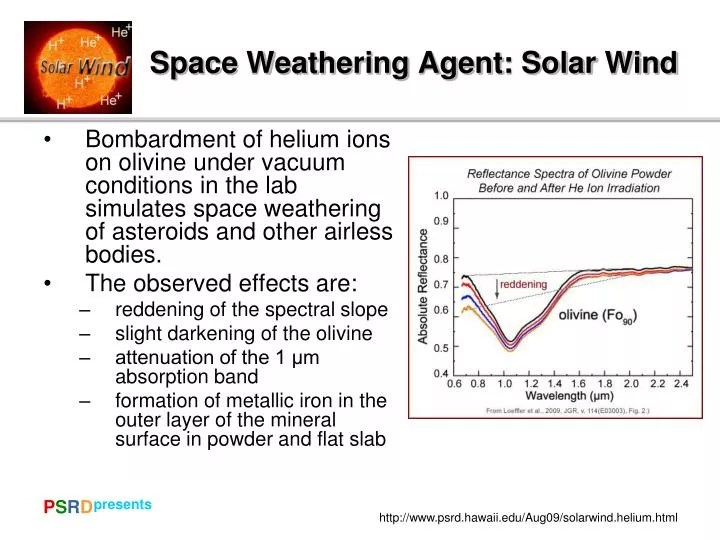 PPT - Space Weathering Agent: Solar Wind PowerPoint Presentation, free ...
