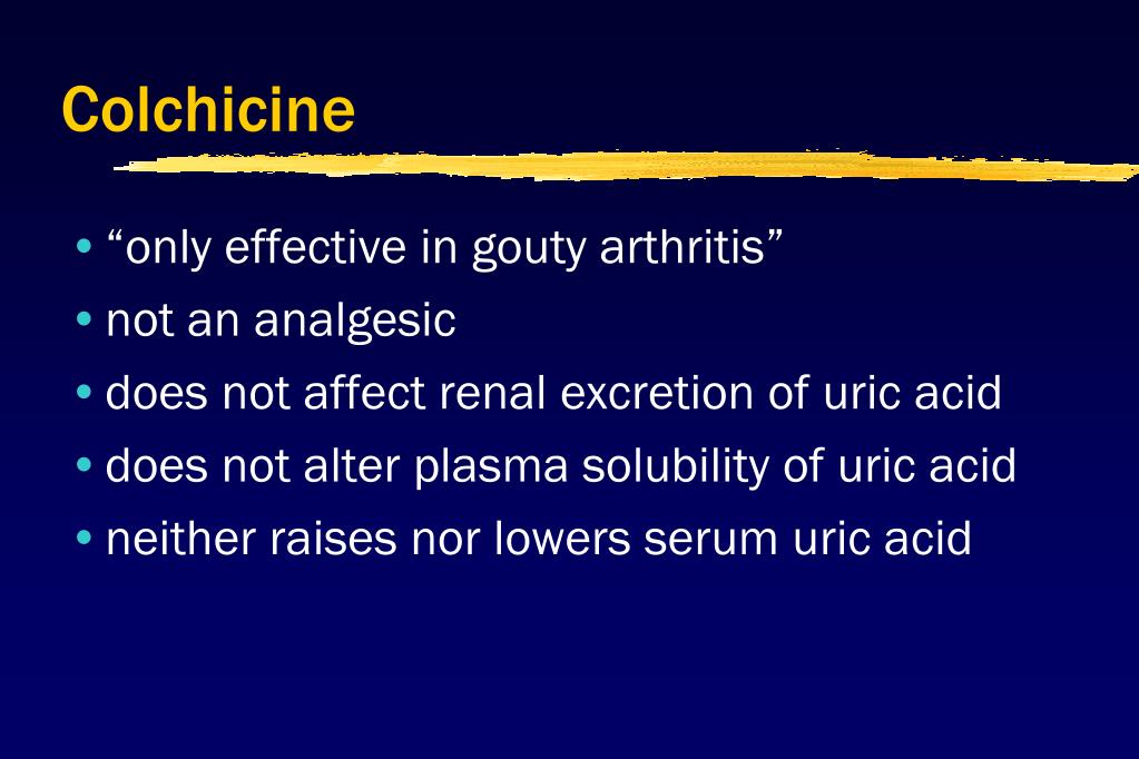 PPT - Drug Therapy of Gout PowerPoint Presentation, free download - ID ...