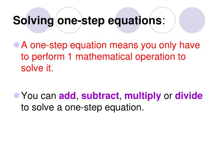 PPT Review Solving One Step Equations PowerPoint Presentation ID PPT Review Solving One Step Equations PowerPoint Presentation ID