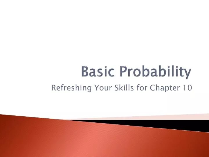 PPT - Basic Probability PowerPoint Presentation, free download - ID:1792683