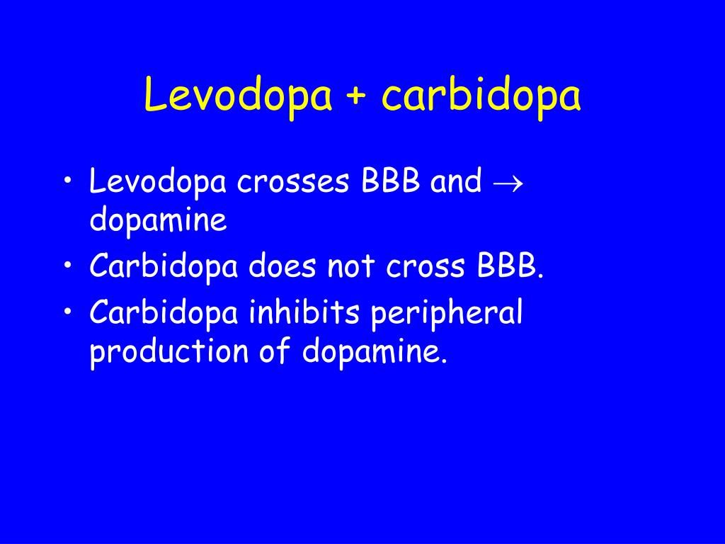PPT - Drugs for parkinsonism and dementia PowerPoint Presentation, free ...