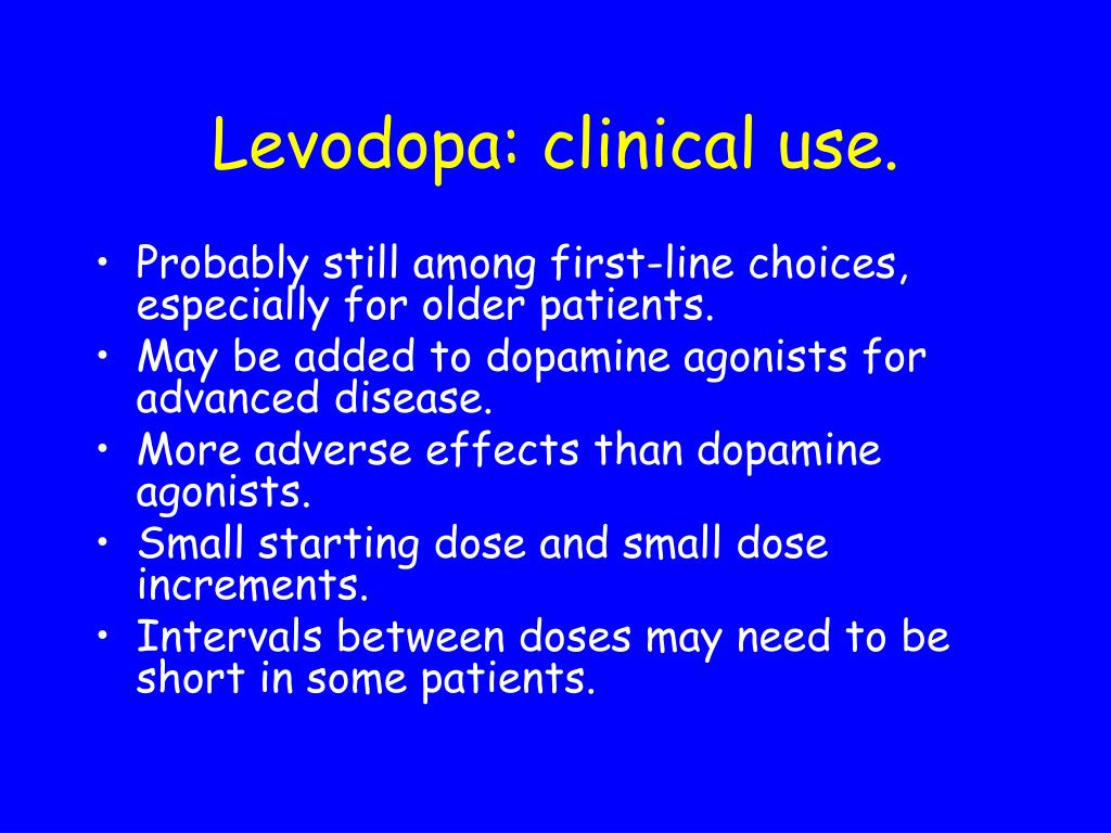 PPT - Drugs for parkinsonism and dementia PowerPoint Presentation, free ...