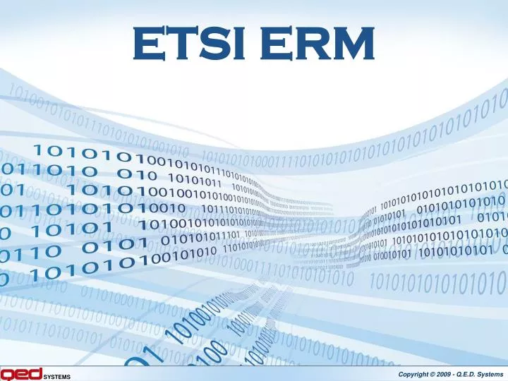 PPT - ETSI ERM PowerPoint Presentation, free download - ID:1792751