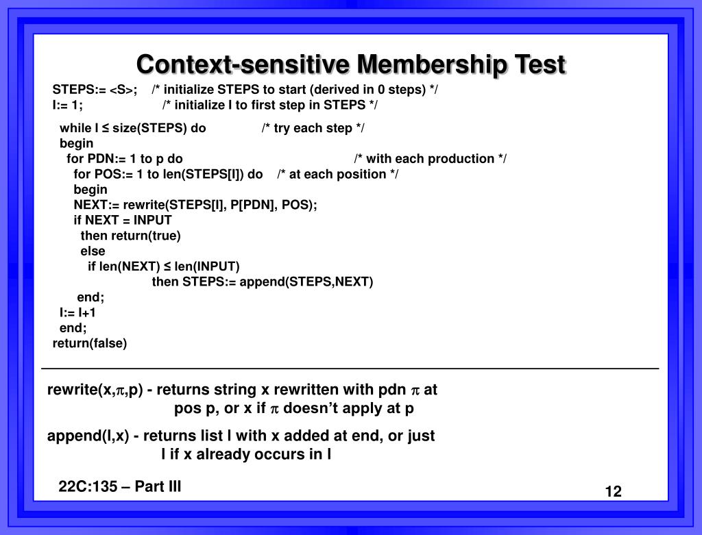 PPT - Context-sensitive Languages PowerPoint Presentation, free ... PPT - Context-sensitive Languages PowerPoint Presentation, free ...