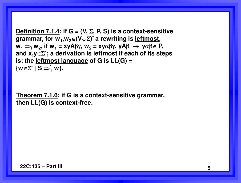 PPT - Context-sensitive Languages PowerPoint Presentation, free ... PPT - Context-sensitive Languages PowerPoint Presentation, free ...