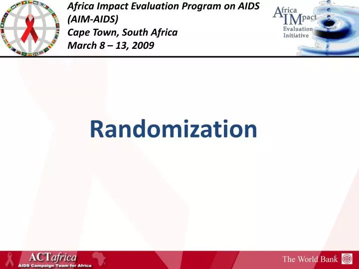 PPT - Randomization PowerPoint Presentation, free download - ID:1793066
