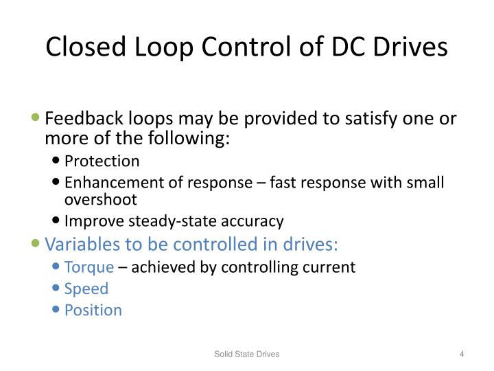 PPT - Closed-loop Control of DC Drives with Controlled Rectifier By Mr ...