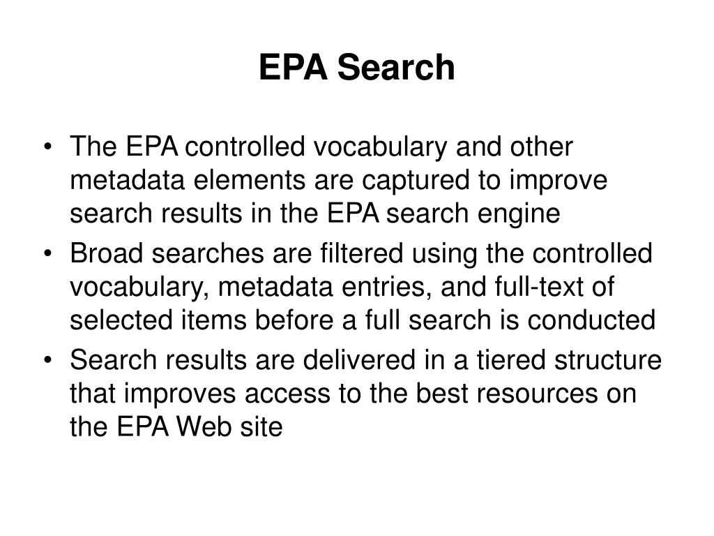 PPT - Terminology and Controlled Vocabulary Efforts at the U.S ...