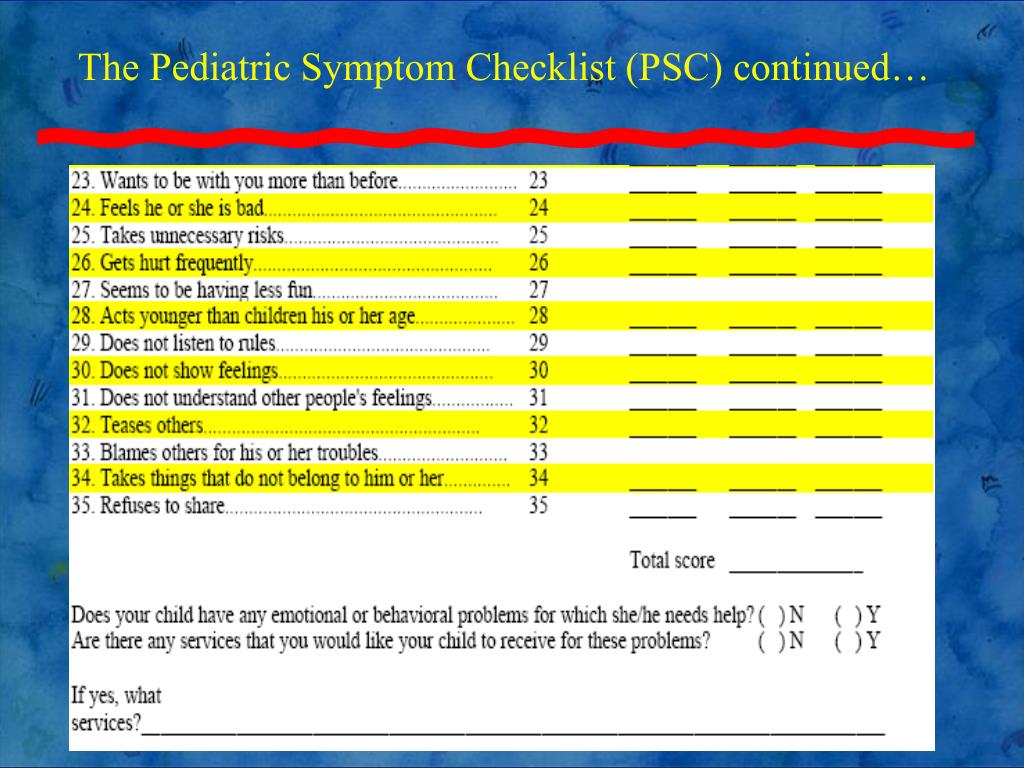PPT - Early Recognition and Prevention of Psychosocial Disorders in ...