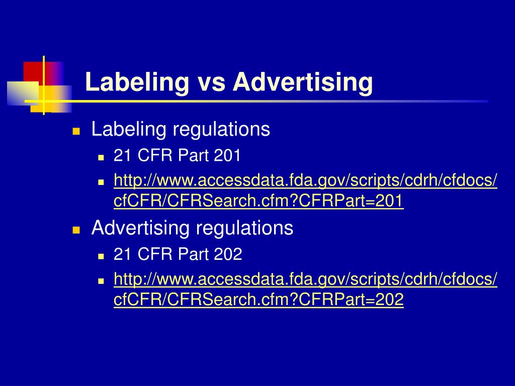 PPT - Information about Rx Drugs: Regulatory and Marketing Issues ...