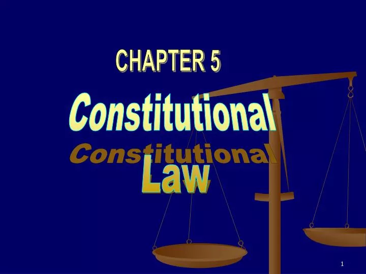 PPT - Constitutional Law PowerPoint Presentation, free download - ID ...