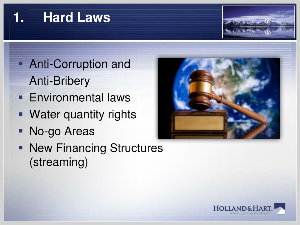 PPT - Legal Trends: Hard Laws and Soft Laws Bob Bassett Partner ...