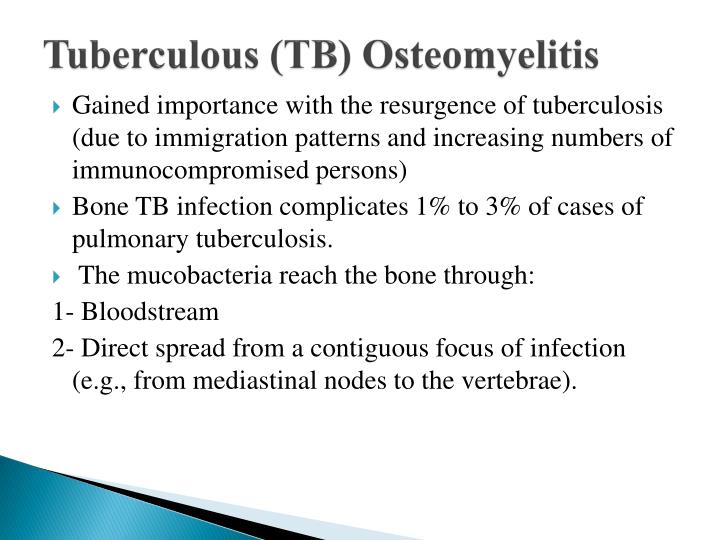 PPT - Osteomyelitis PowerPoint Presentation - ID:1794294