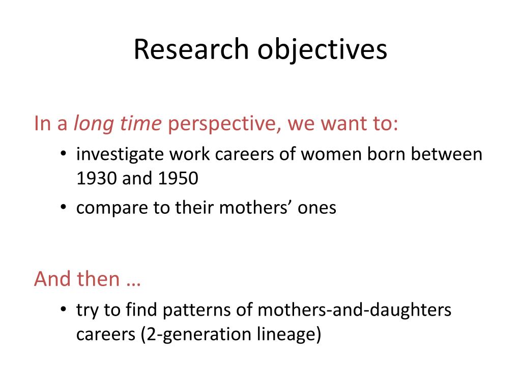 PPT - Women's Careers in France: Intergenerational Perspectives ...