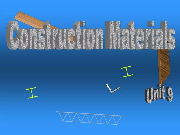 PPT - Construction Materials PowerPoint Presentation, free download ...