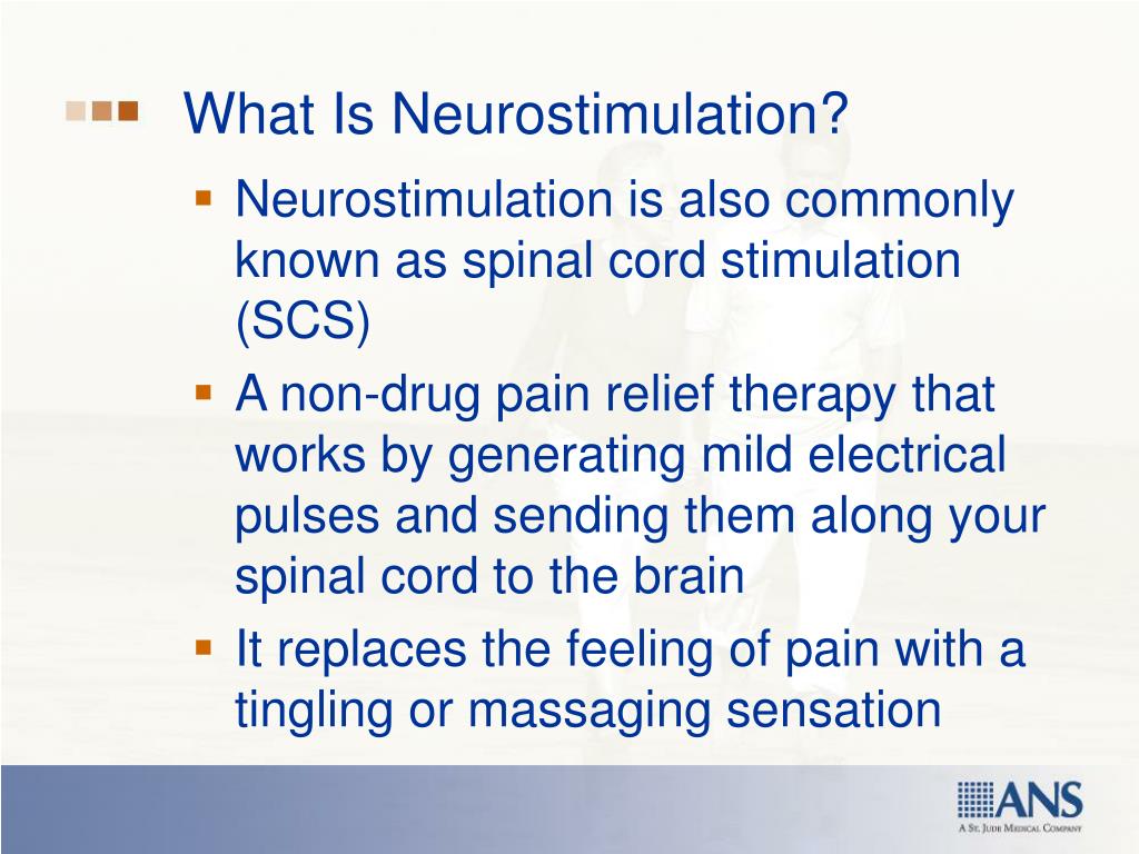 PPT - Advanced Therapy for Chronic Pain Relief: Neurostimulation ...