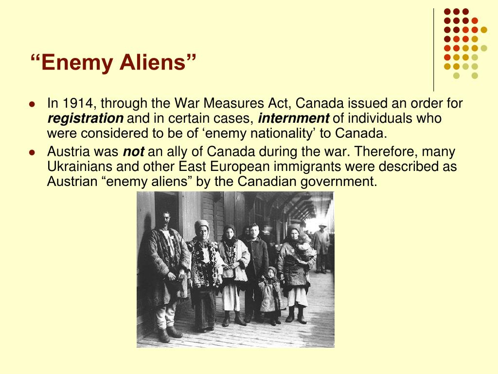 PPT - Internment of Ukrainians in Canada 1914-1920 PowerPoint ...