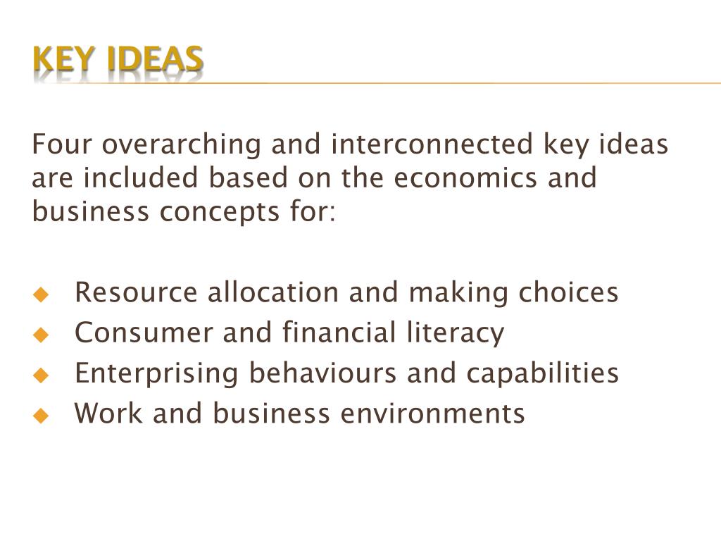 PPT - Draft Shape Paper for the Australian Curriculum: Economics and ...