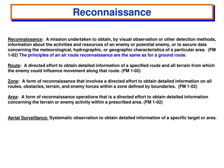 PPT - Aviation Shaping Operations Attack, Reconnaissance and UAS ...