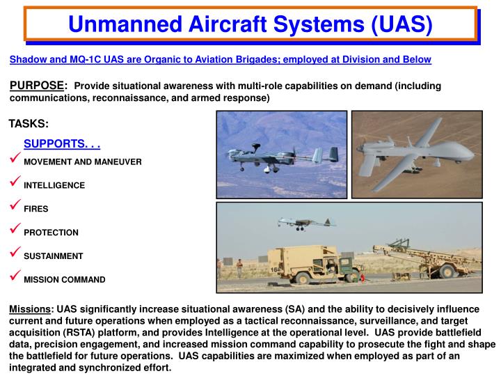 PPT - Aviation Shaping Operations Attack, Reconnaissance and UAS ...