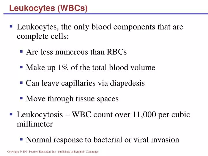 PPT - Leukocytes (WBCs) PowerPoint Presentation, free download - ID:1795393