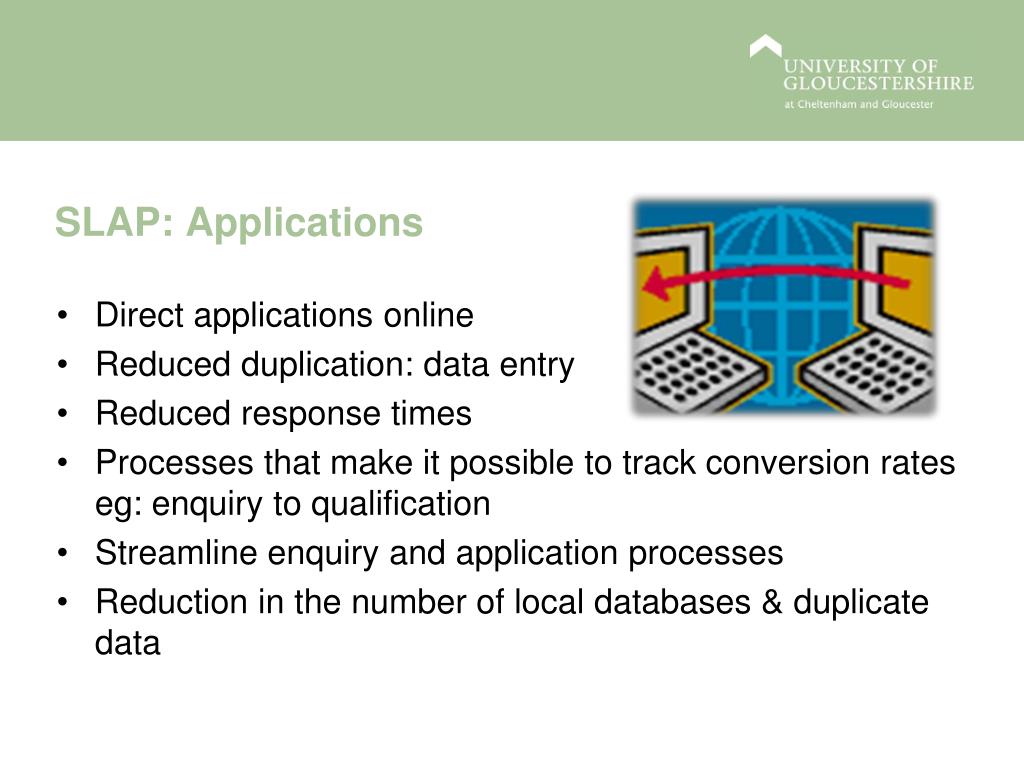 PPT - The University of Gloucestershire’s SLAP Project: Implications ...