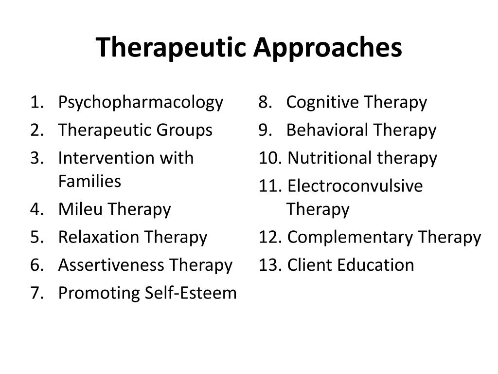 PPT - PSYCHIATRIC NURSING Psychiatric treatment approaches PowerPoint ...