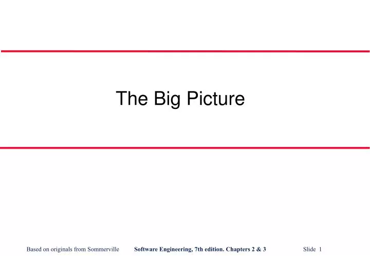 PPT - The Big Picture PowerPoint Presentation, free download - ID:1796252