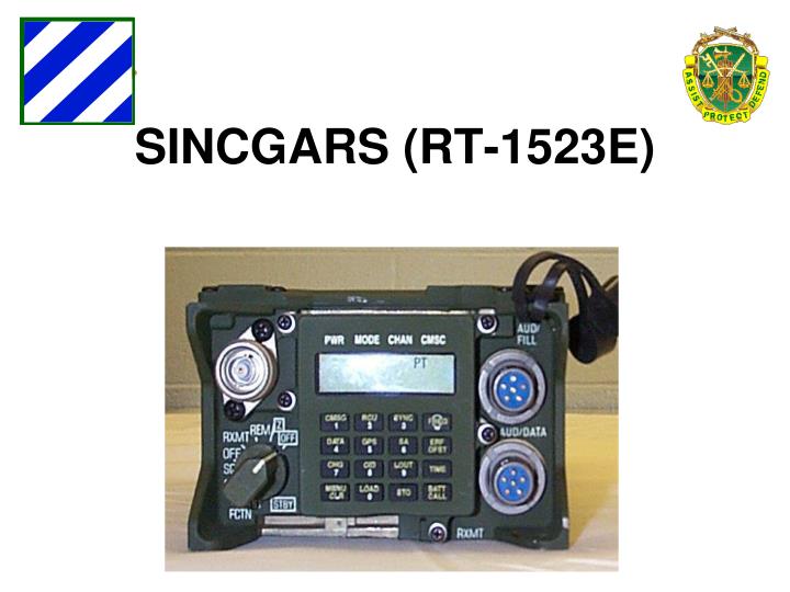PPT - SINCGARS FAMILIARIZATION AND OPERATION PowerPoint Presentation ...