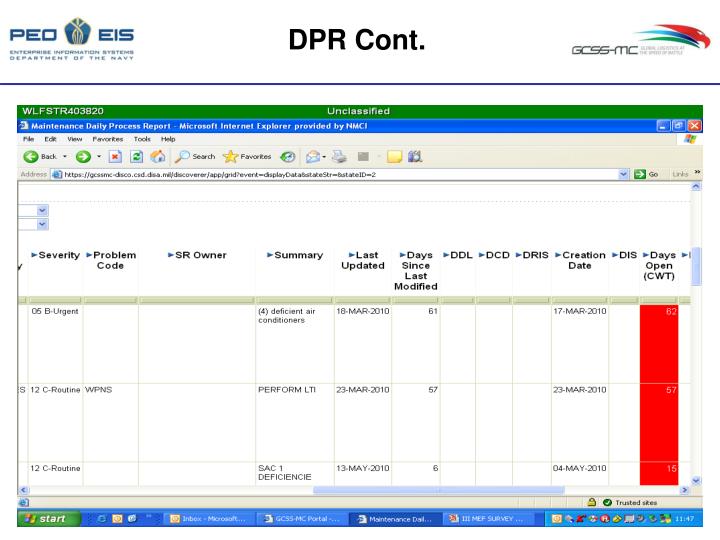 PPT - Global Combat Support System-Marine Corps (GCSS-MC) Block 1 ...