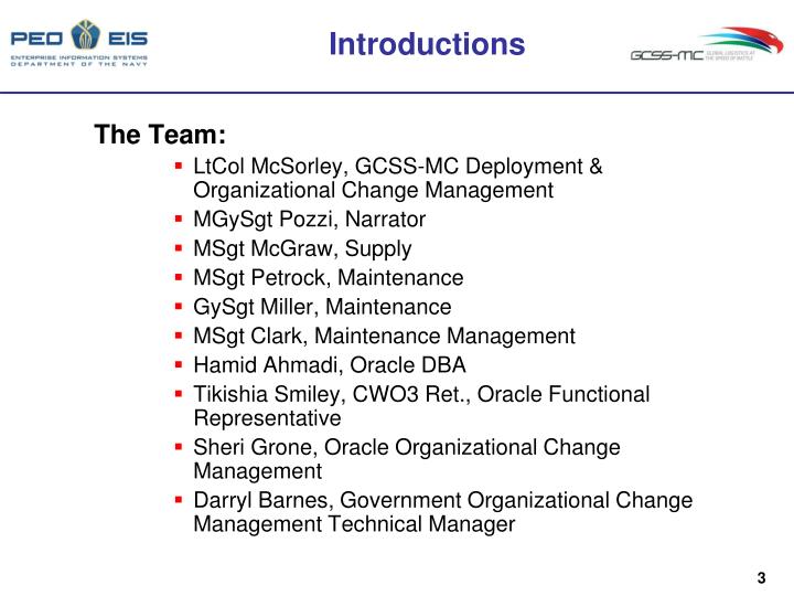 PPT - Global Combat Support System-Marine Corps (GCSS-MC) Block 1 ...