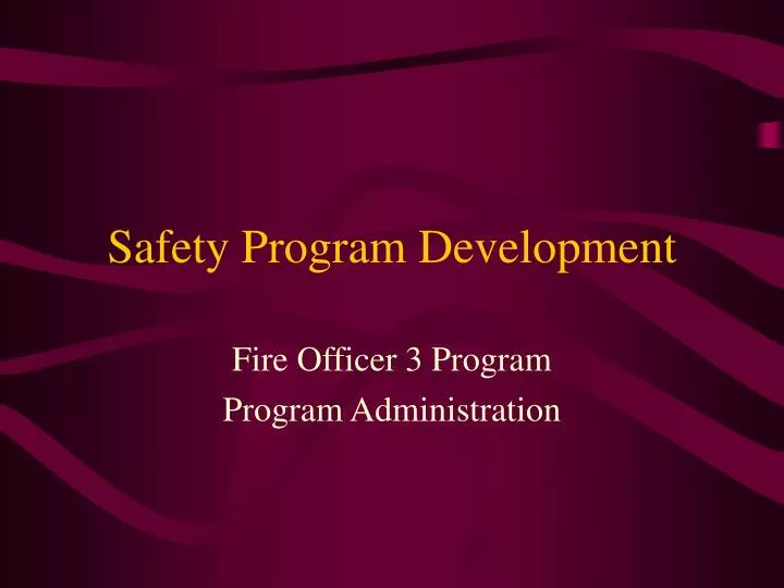 PPT - Safety Program Development PowerPoint Presentation, free download ...