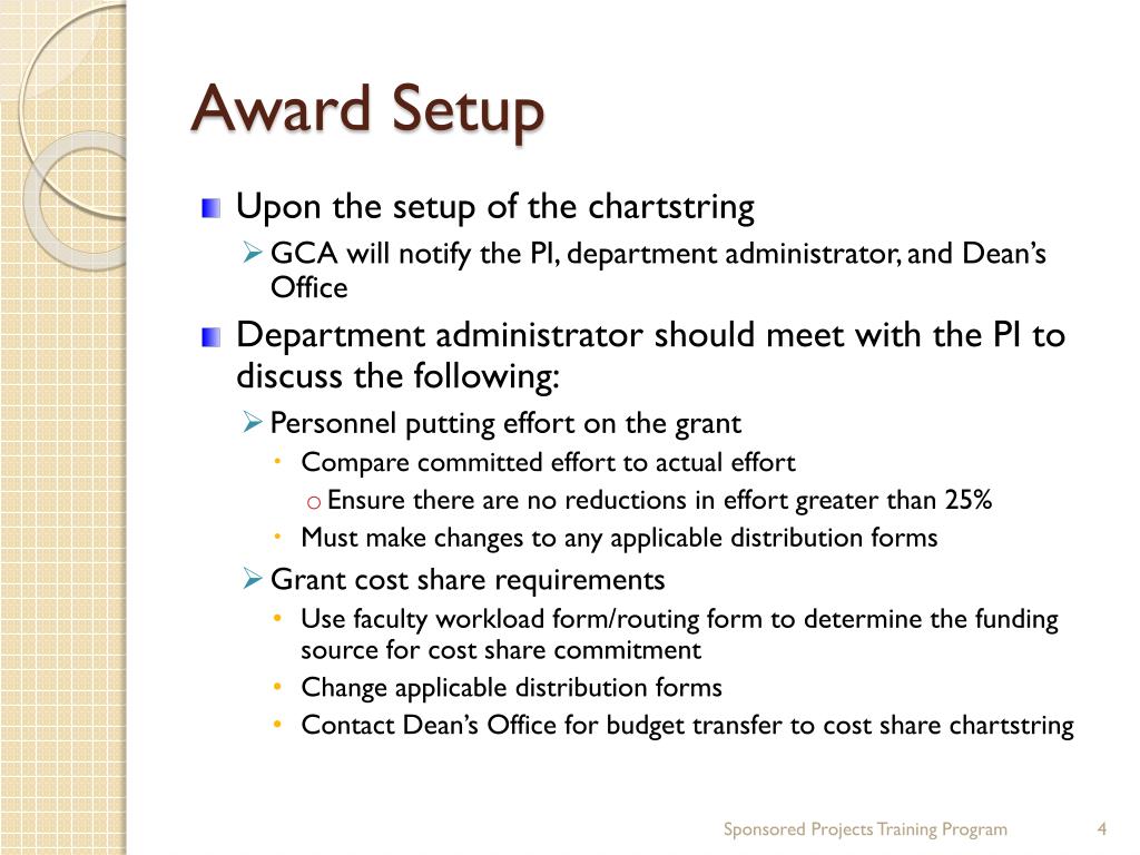 PPT - Grant Financial Management Post Award PowerPoint Presentation ...
