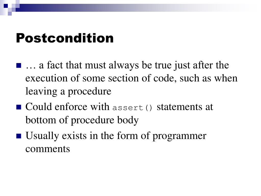 Ppt Jpred P 2 Runtime Precondition And Postcondition Checking In
