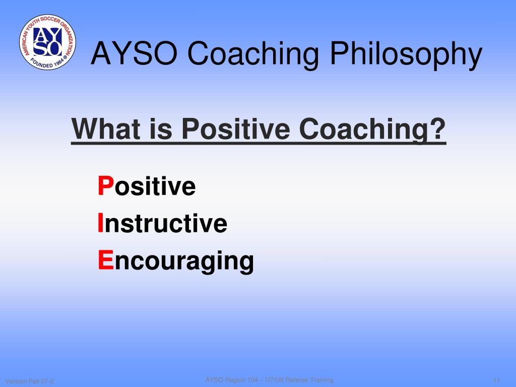 PPT - AYSO Region 1447 U5/6 & U7/U8 Referee Training 2011/2012 PowerPoint Presentation - ID:1797314