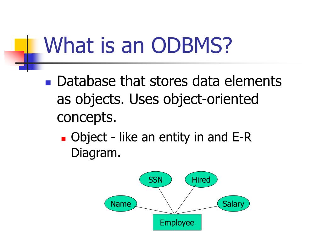 Ppt Object Oriented Database Management Systems Odbms Powerpoint Presentation Id1797380
