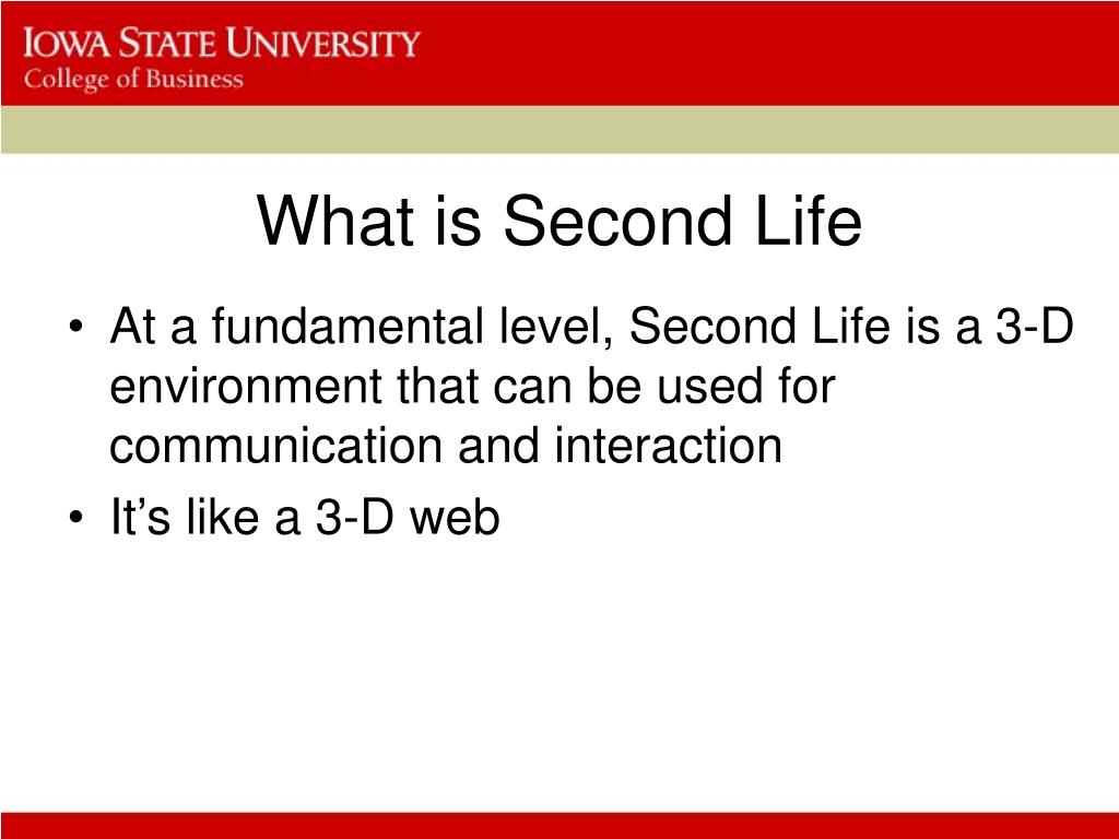 PPT - Entrepreneurship, Business, Education and Second Life PowerPoint ...