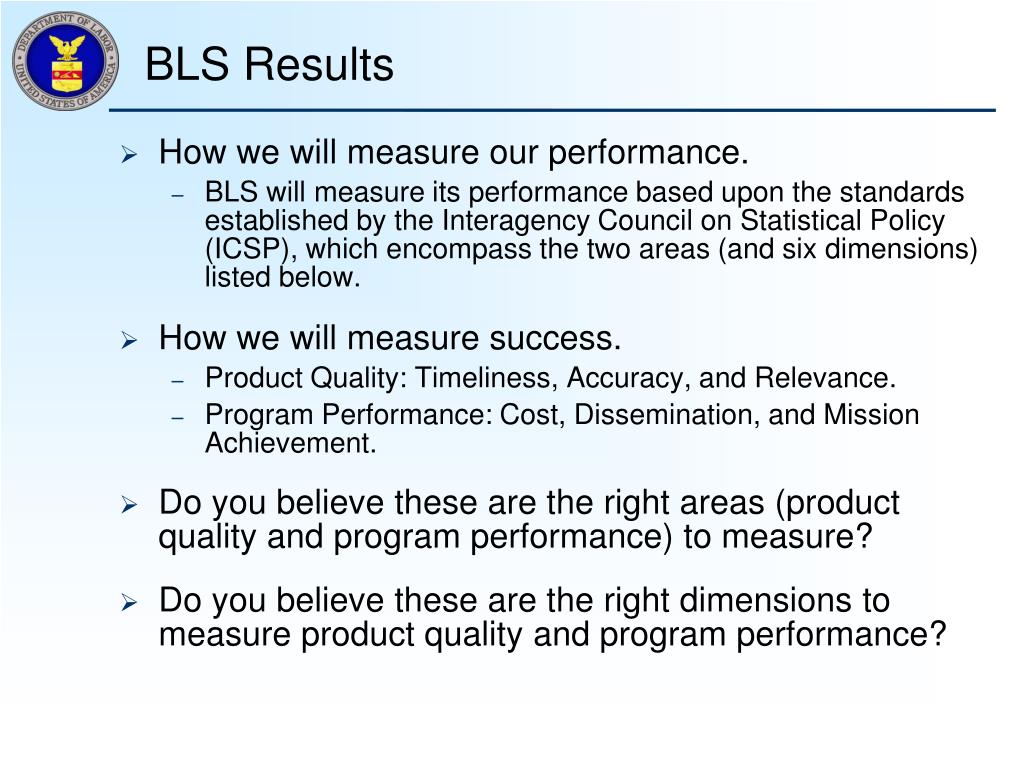 PPT - Stakeholder Consultation Bureau of Labor Statistics (BLS ...