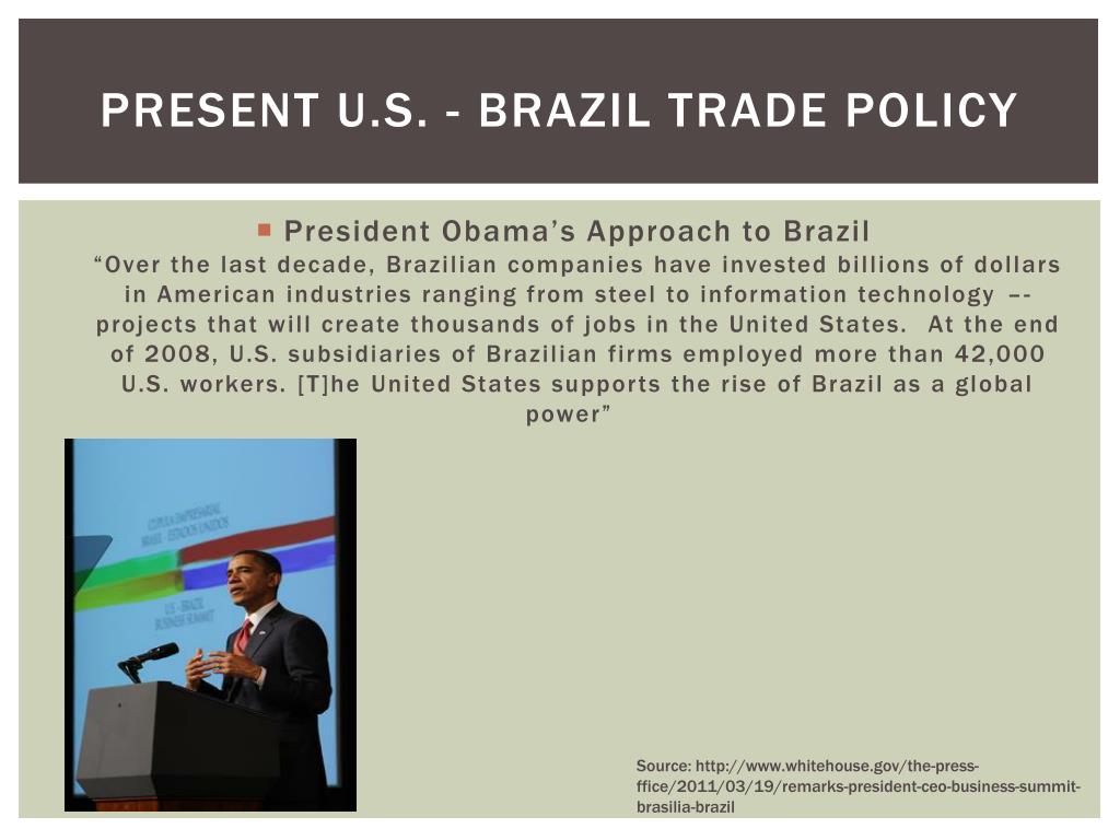 PPT - U.s. trade policy & the emerging markets of brazil and united ...