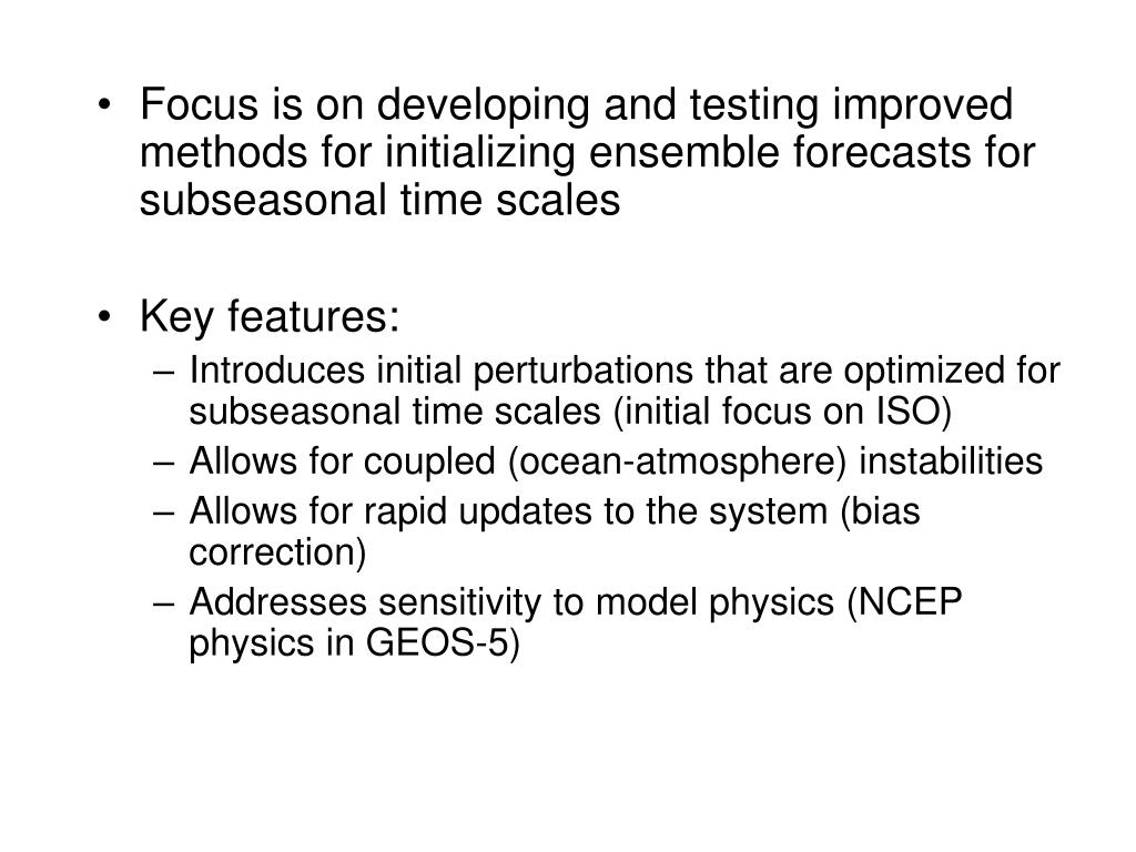 PPT - Principal Investigator: Siegfried Schubert GMAO/GSFC/NASA Co ...