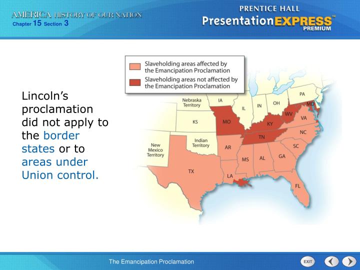PPT - Explain why Lincoln issued the Emancipation Proclamation ...