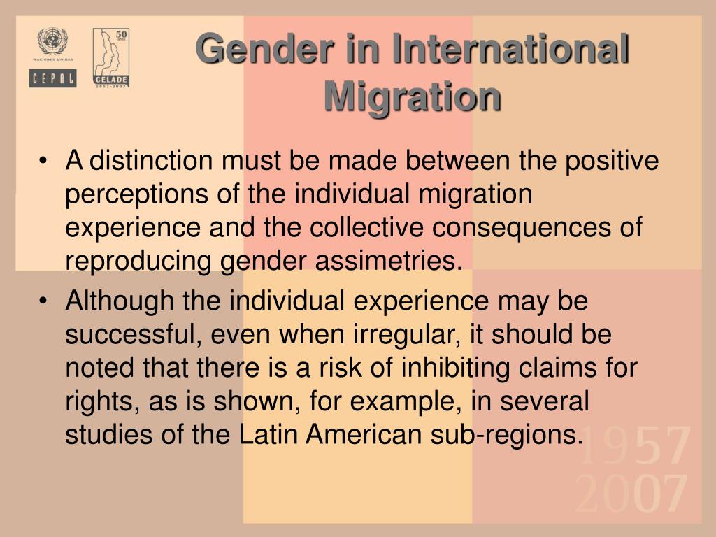 PPT - FEMINIZATION OF MIGRATION IN LATIN AMERICA: DISCUSSIONS AND ...